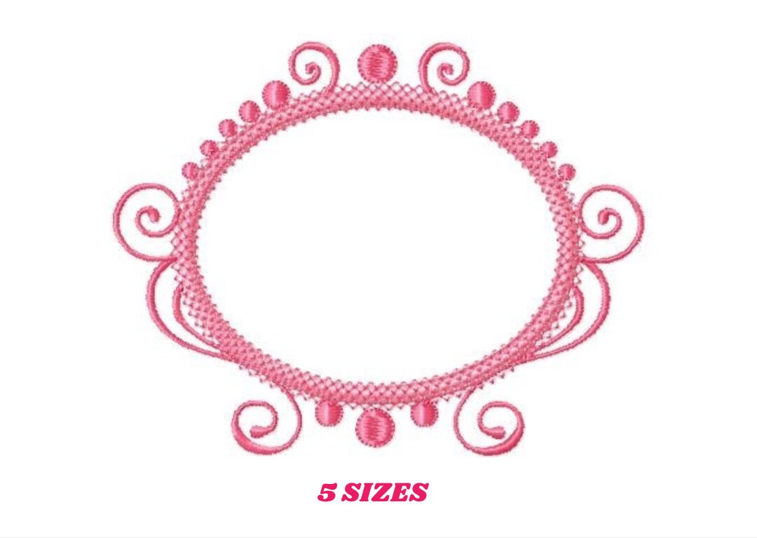 Frame Embroidery Designs Set Frame Applique Design Shape Embroidery ...