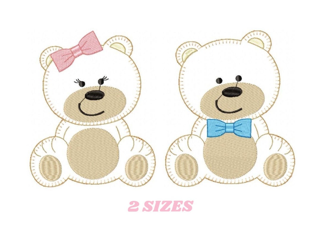 Bear Embroidery Designs - Teddy Embroidery Design Machine Embroidery ...