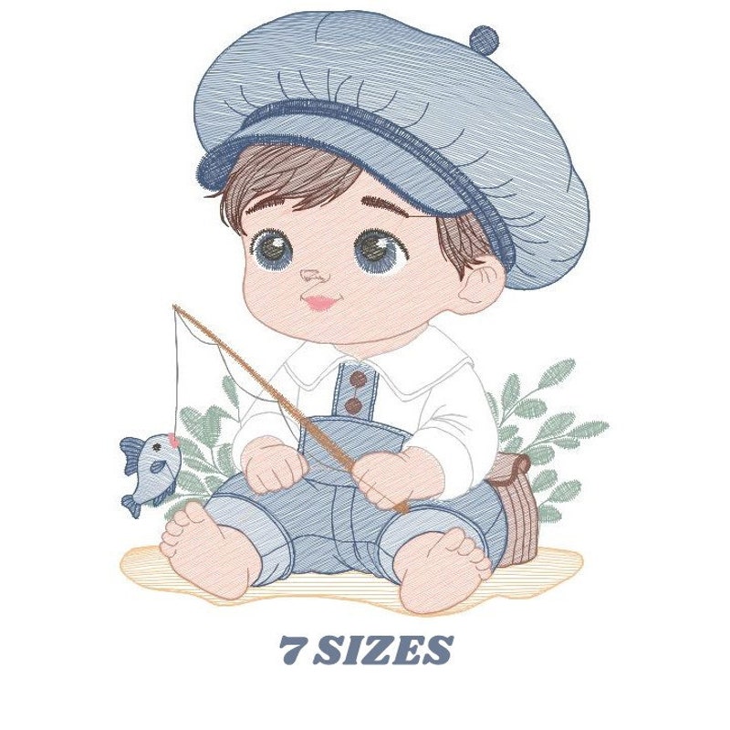Baby Boy Embroidery - Etsy