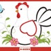 Chicken Embroidery Designs - Hen Embroidery Design Machine Embroidery ...