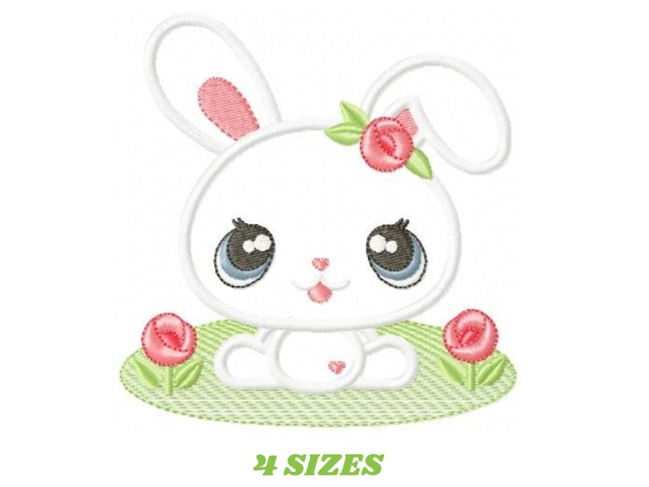 Bunny Embroidery Design Rabbit Embroidery Designs Machine - Etsy