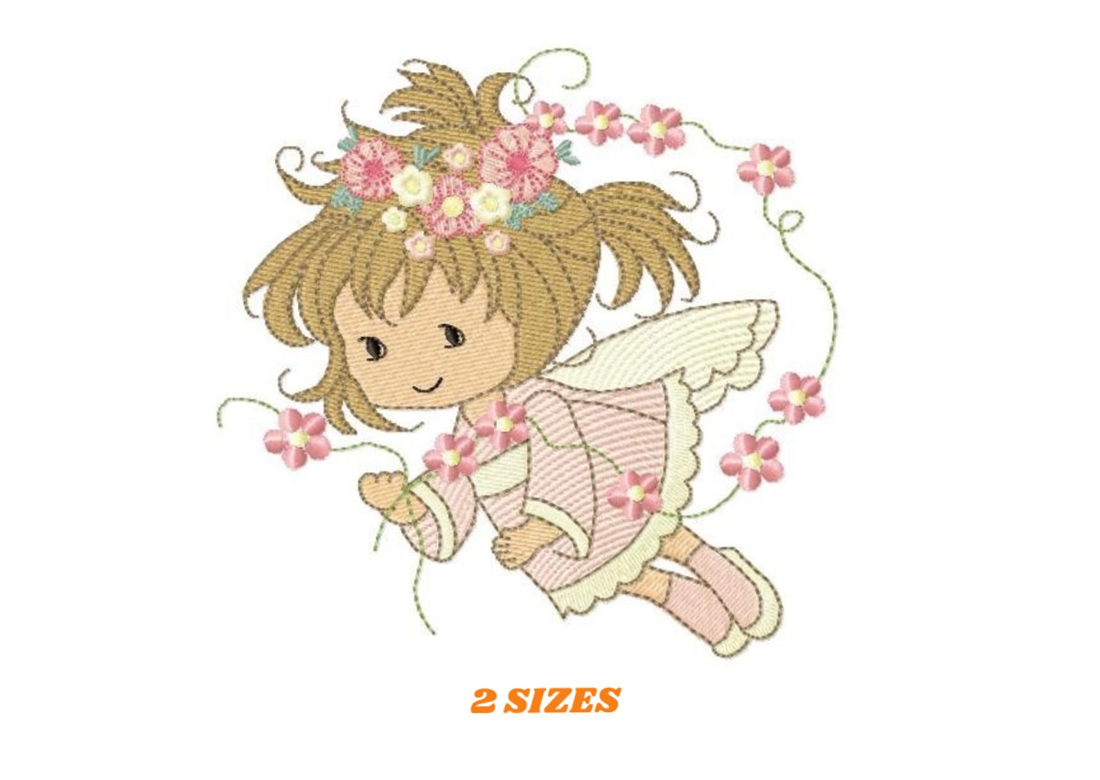 Fairy Embroidery Designs Baby Girl Embroidery Design Machine Embroidery ...