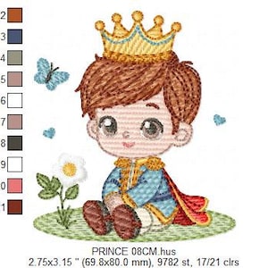 Prince Embroidery Designs - King Embroidery Design Machine Embroidery ...
