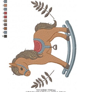 Toy Horse Embroidery Design - Baby Boy Embroidery Designs Machine ...
