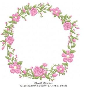 Frame Embroidery Designs - Flower Embroidery Design Machine Embroidery ...