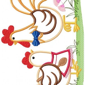 Chicken Embroidery Designs - Farm Embroidery Design Machine Embroidery ...