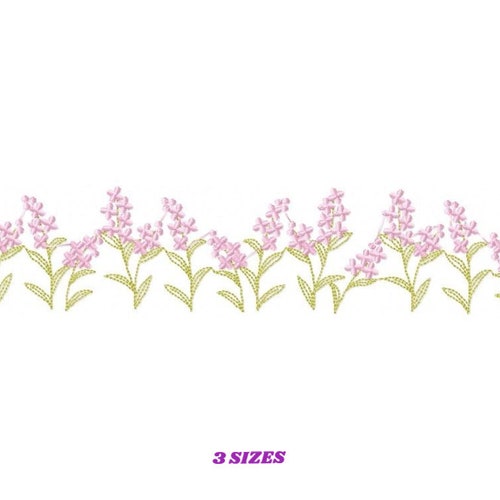 Cherries Border Machine Embroidery Design 3 Sizes | Etsy