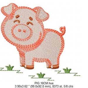 Pig Embroidery Design Animal Embroidery Designs Machine Embroidery ...