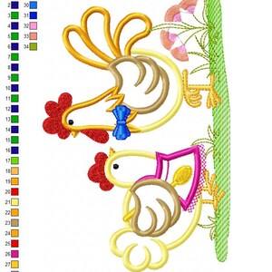 Chicken Embroidery Designs - Farm Embroidery Design Machine Embroidery ...