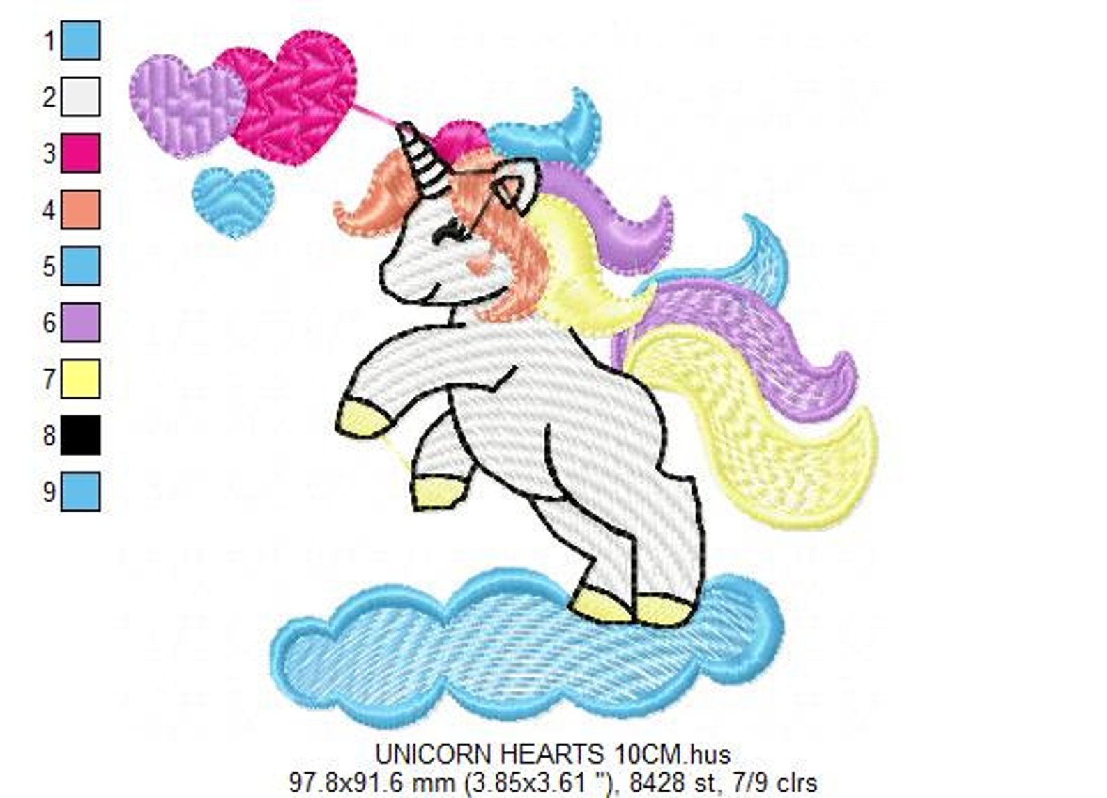 Unicorn Embroidery Designs Baby Girl Embroidery Design - Etsy