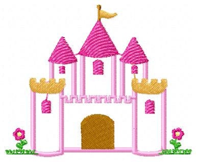 Castle Embroidery Designs Princess Palace Embroidery Design - Etsy