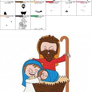 Holy Family Embroidery Designs - Christ Embroidery Design Machine ...