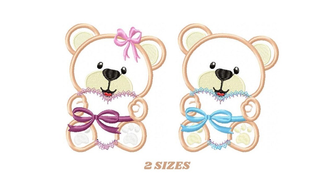 Bear Embroidery Designs - Teddy Bear With Heart Embroidery Design ...