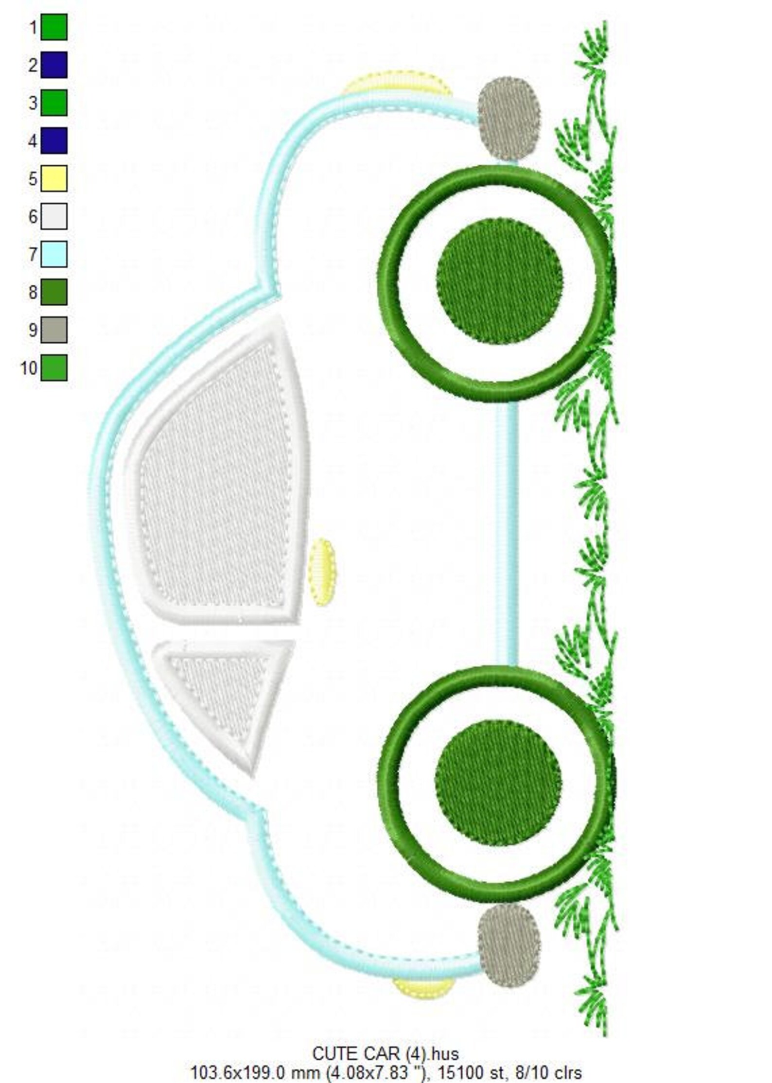 Buy Car Embroidery Designs Vehicle Embroidery Design Machine Embroidery ...