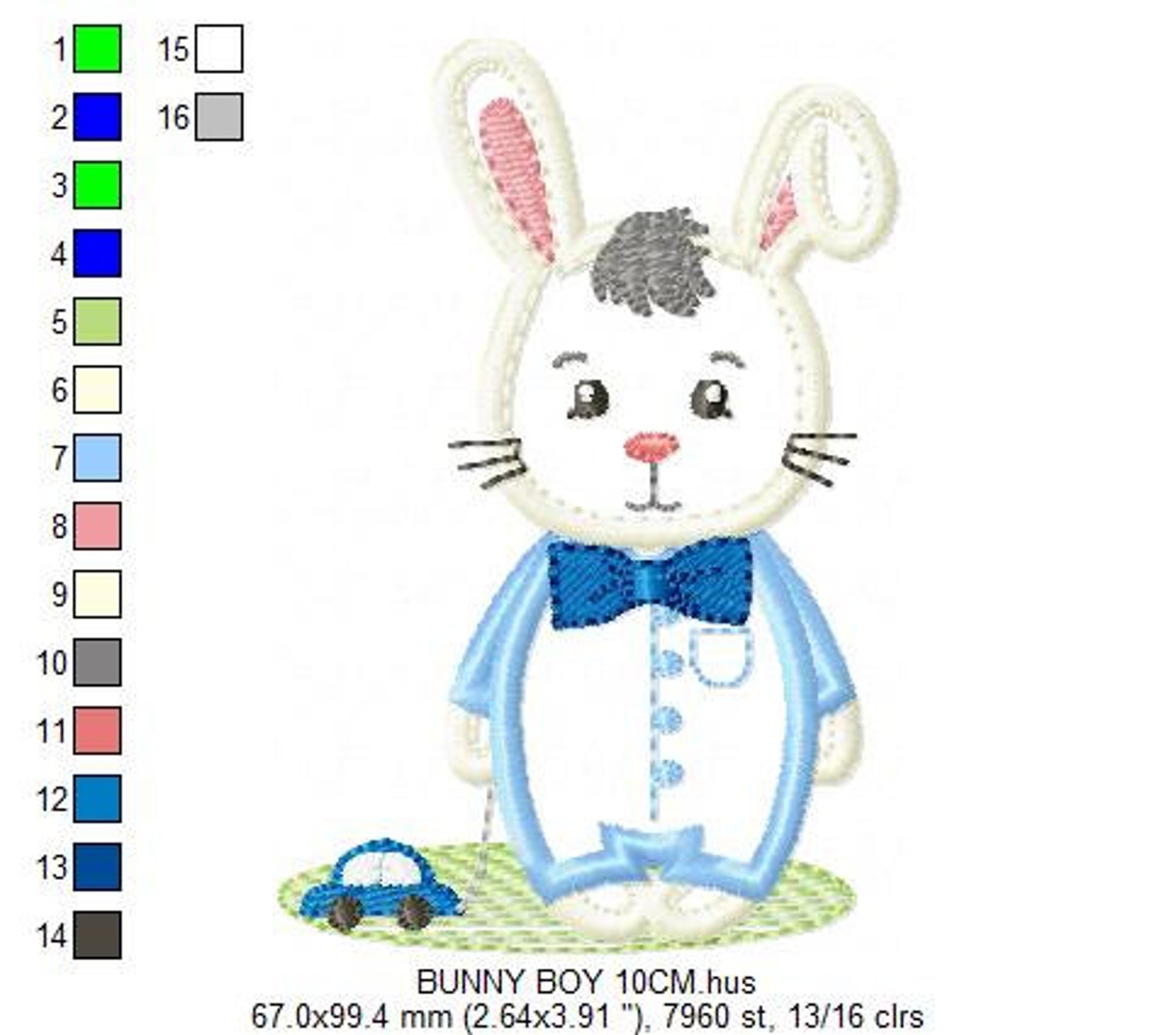 Bunny Embroidery Design Rabbit Embroidery Designs Machine Embroidery ...