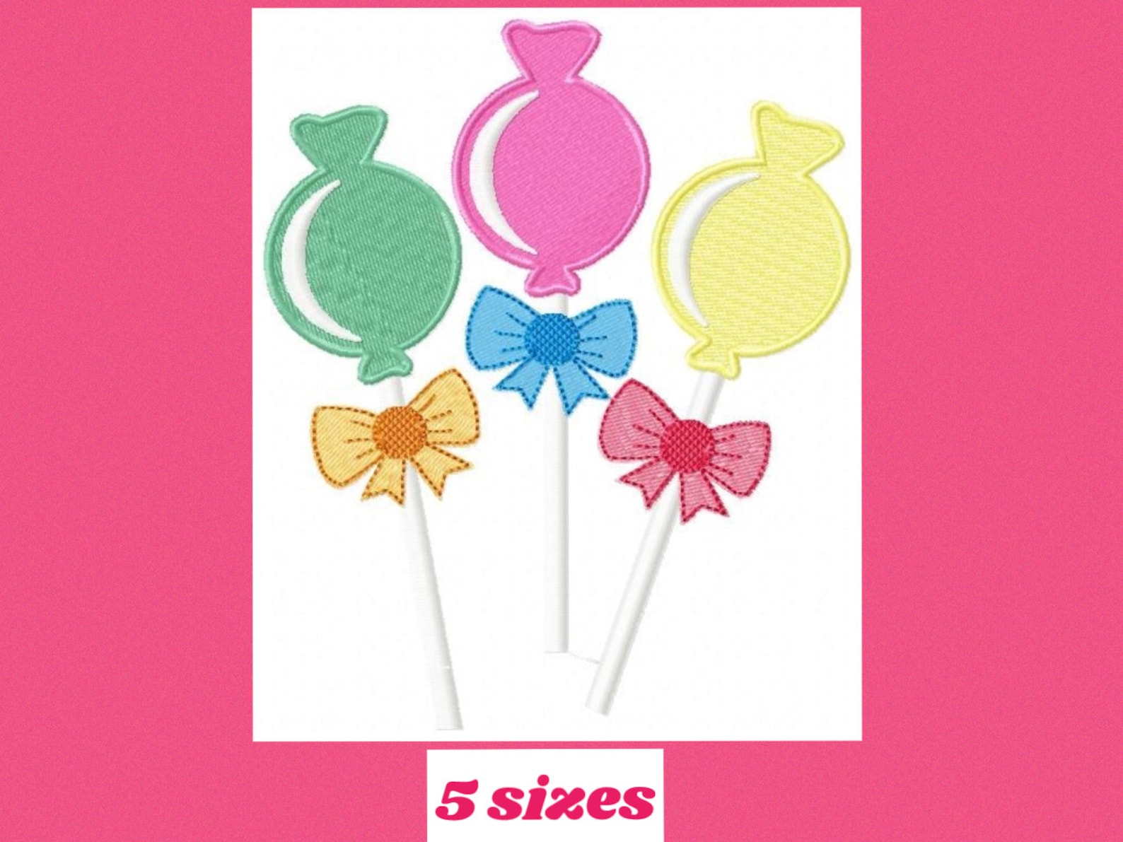 Lollipop Embroidery Designs - Candy Embroidery Design Machine ...