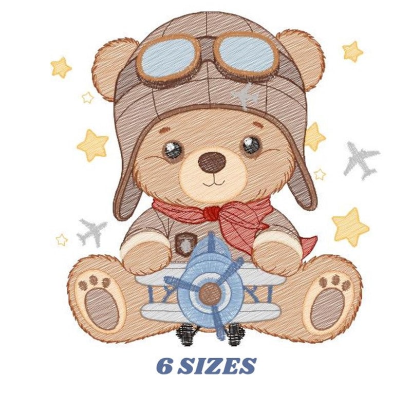 Teddy Bears Airplane - Etsy