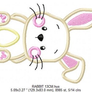 Bunny Embroidery Design Rabbit Embroidery Designs Machine Embroidery ...
