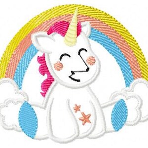 Unicorn Embroidery Designs Rainbow Embroidery Design Machine Embroidery ...