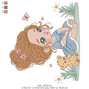 Baby Girl Embroidery Designs - Children Embroidery Design Machine ...