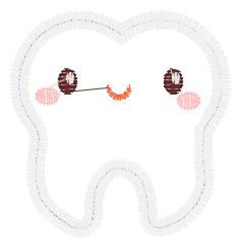 Tooth Embroidery Designs Teeth Embroidery Design Machine - Etsy