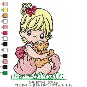 Baby Girl Embroidery Design - Newborn Embroidery Designs Machine ...