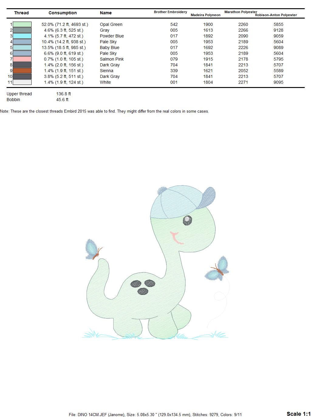 Dinosaur Embroidery Designs - Dino Embroidery Design Machine Embroidery ...