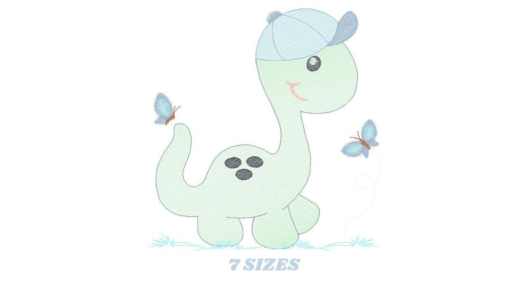 Dinosaur Embroidery Designs - Dino Embroidery Design Machine Embroidery ...