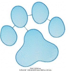 Dog Paw Embroidery Designs - Dogs Embroidery Design Machine Embroidery ...