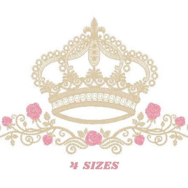 Crown Embroidery Designs - Etsy