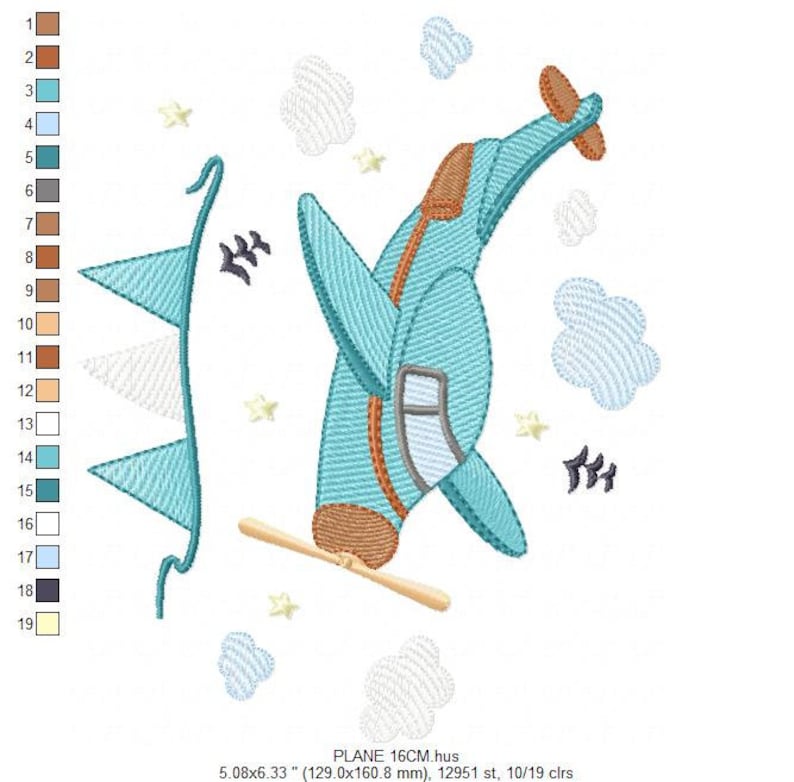 Plane Embroidery Designs Airplane Embroidery Design Machine - Etsy