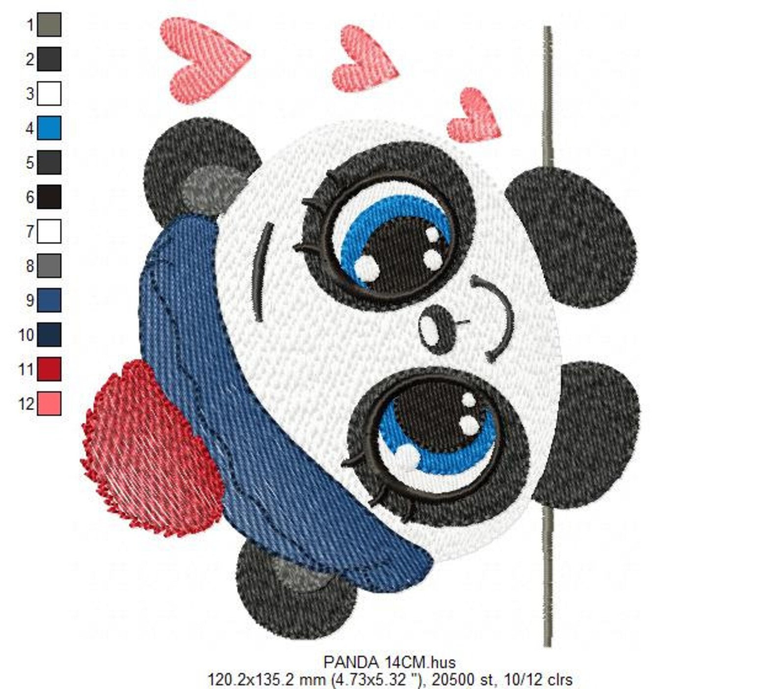 Panda Embroidery Design Animal Embroidery Designs Machine - Etsy