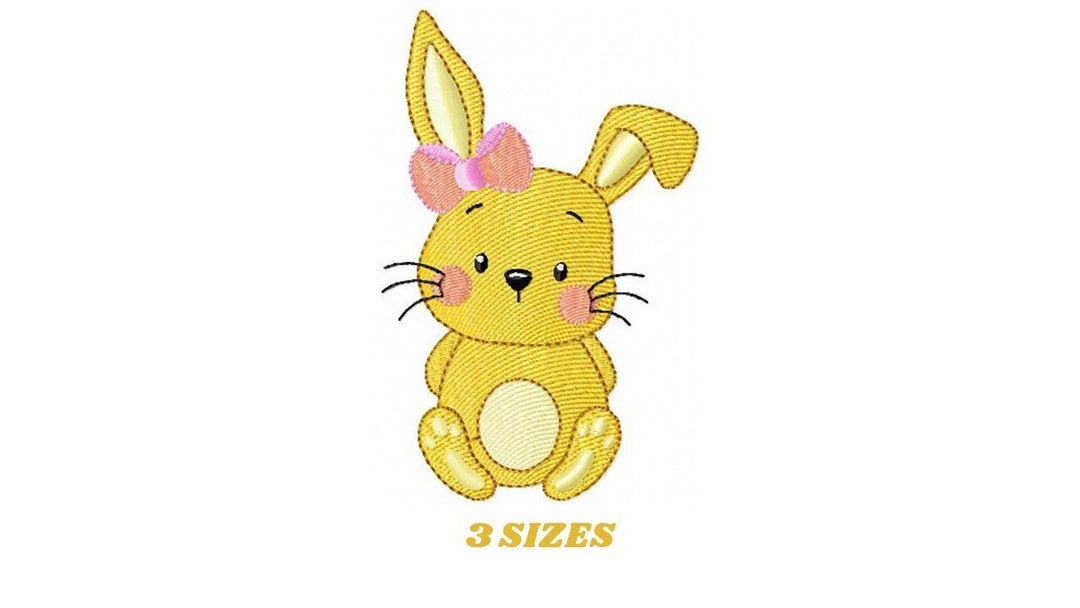 Bunny Embroidery Design Rabbit Embroidery Designs Machine Embroidery ...