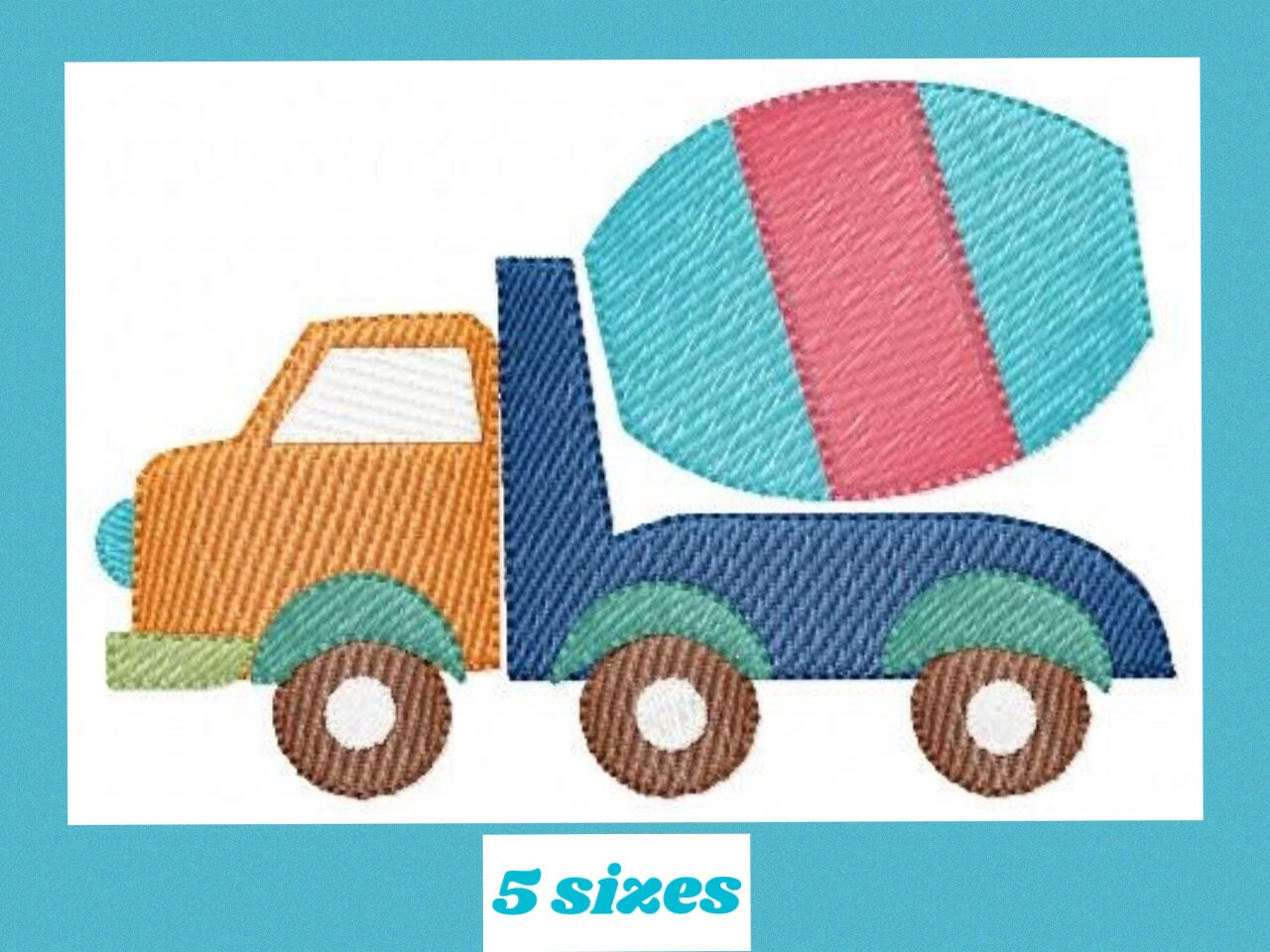 Truck embroidery designs Vehicle embroidery design machine | Etsy