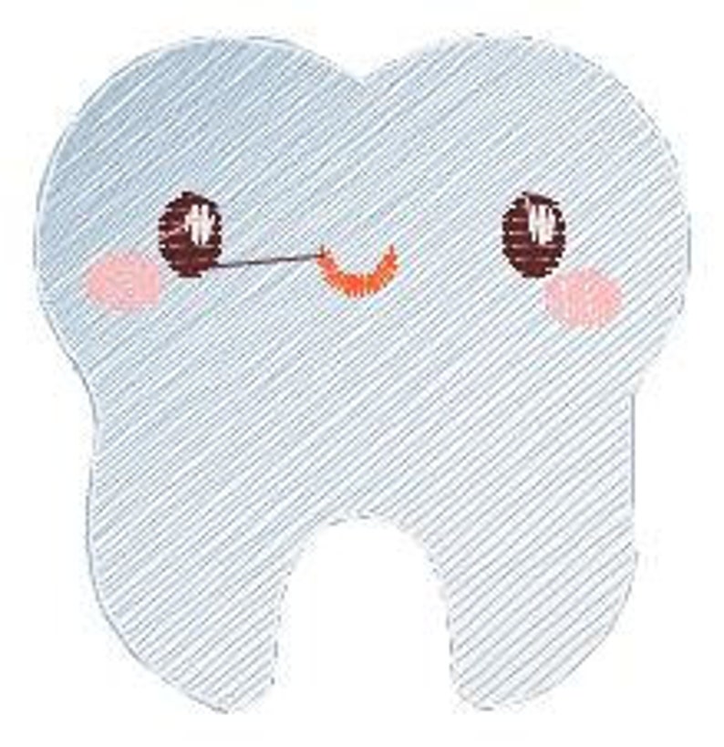 Tooth Embroidery Designs Teeth Embroidery Design Machine - Etsy