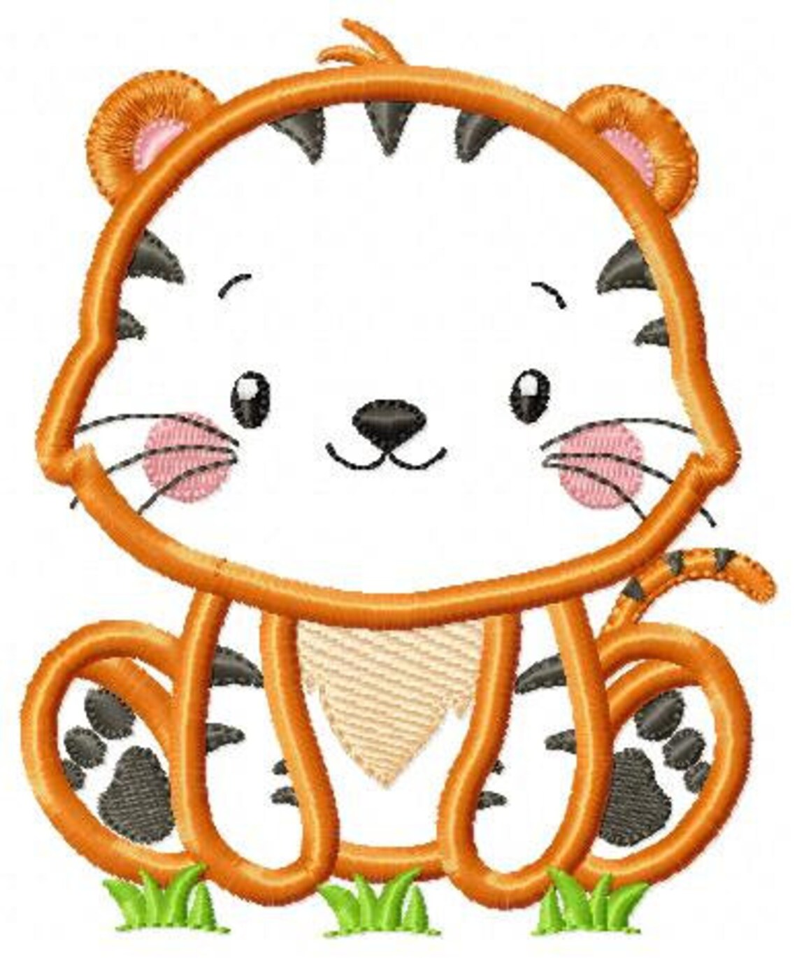 Tiger Embroidery Design Animals Embroidery Designs Machine | Etsy