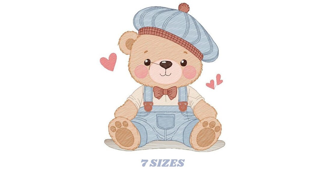 Bear Embroidery Designs - Baby Boy Embroidery Design Machine Embroidery ...