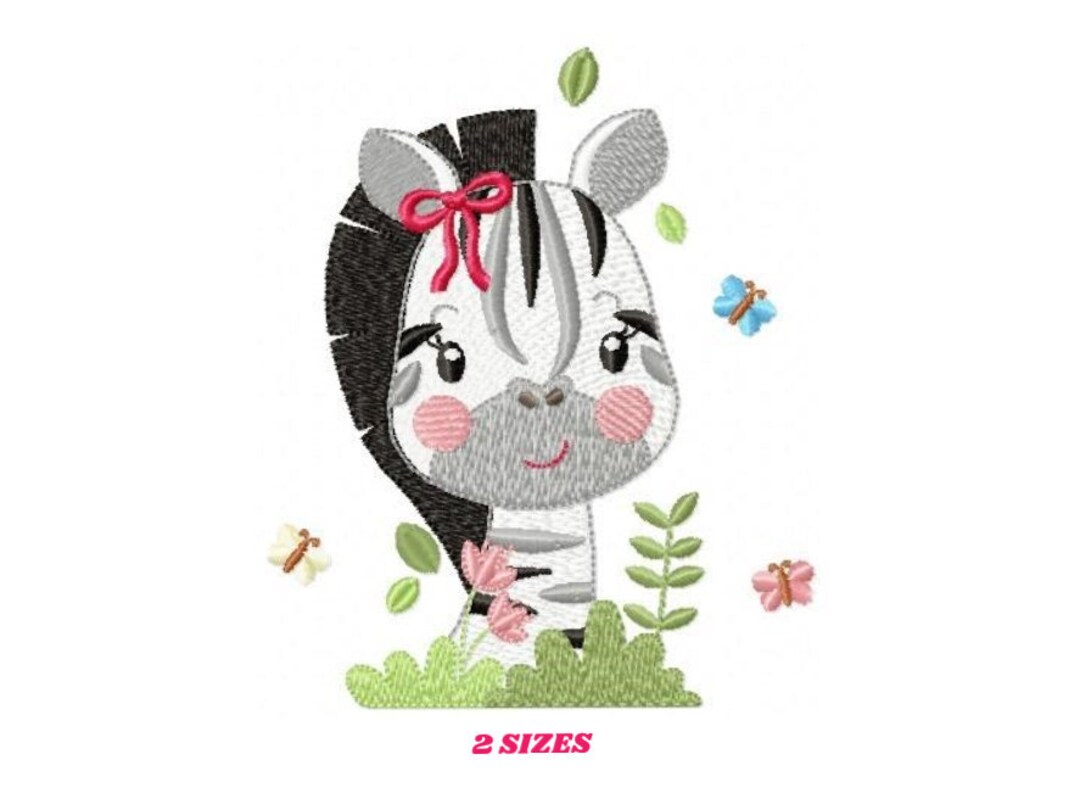 Zebra Embroidery Design - Animal Embroidery Designs Machine Embroidery ...