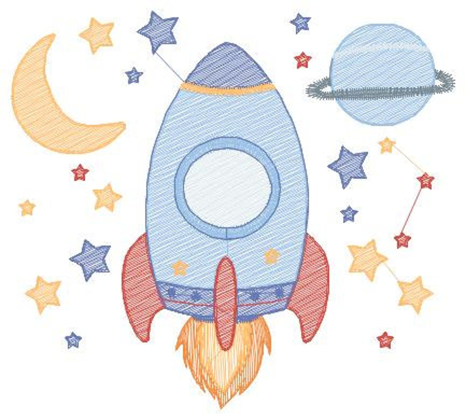 Space Rocket Embroidery Designs - Space Embroidery Design Machine ...