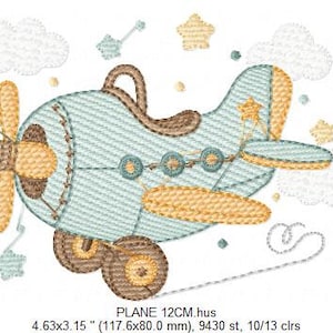 Plane Embroidery Designs - Airplane Embroidery Design Machine ...