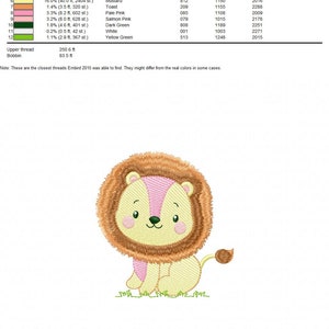 Lion Embroidery Designs Safari Embroidery Design Machine Embroidery ...