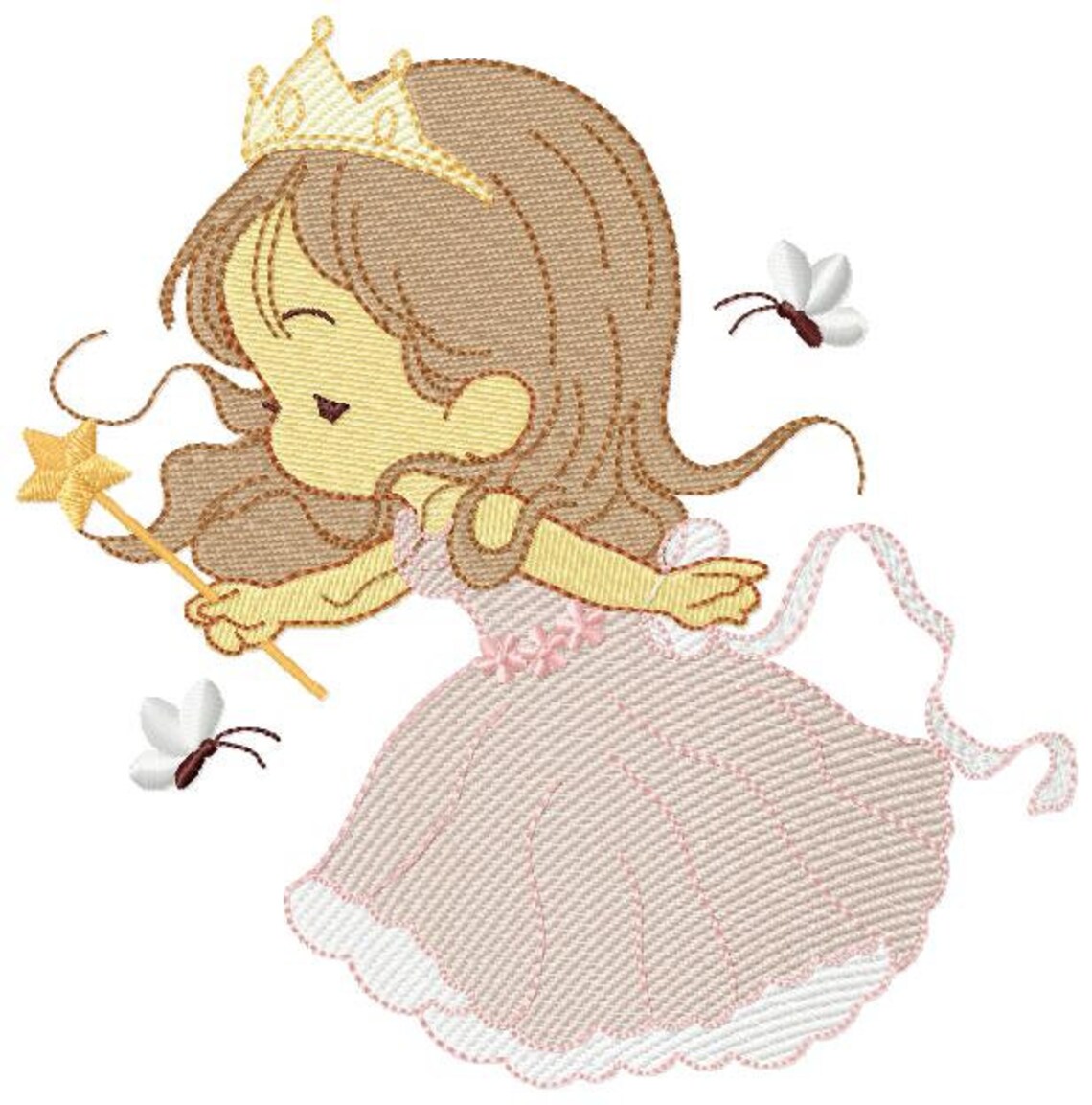 Fairy Embroidery Designs Baby Girl Embroidery Design Machine - Etsy