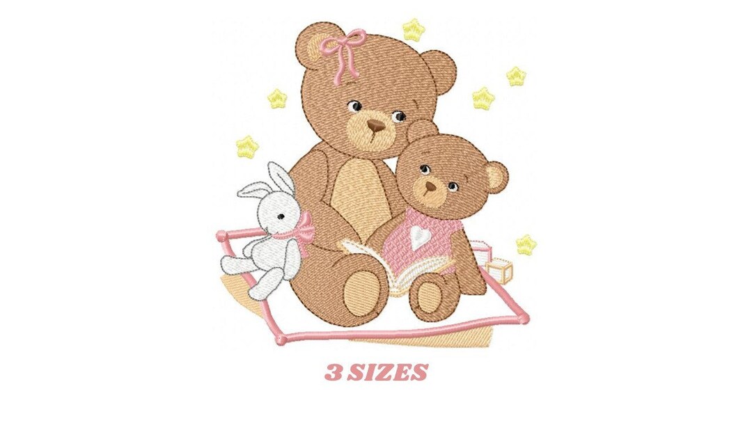 Bear Embroidery Designs - Teddy Embroidery Design Machine Embroidery ...