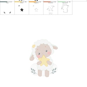 Sheep Embroidery Design - Lamb Embroidery Designs Machine Embroidery ...