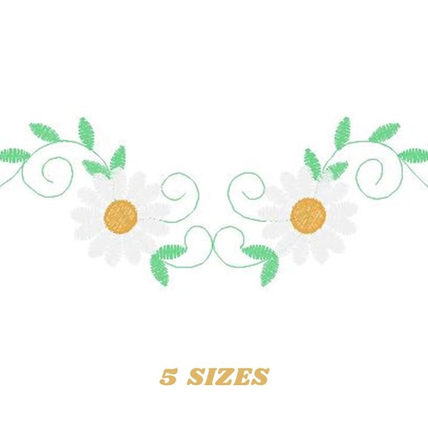 Daisy Embroidery - Etsy