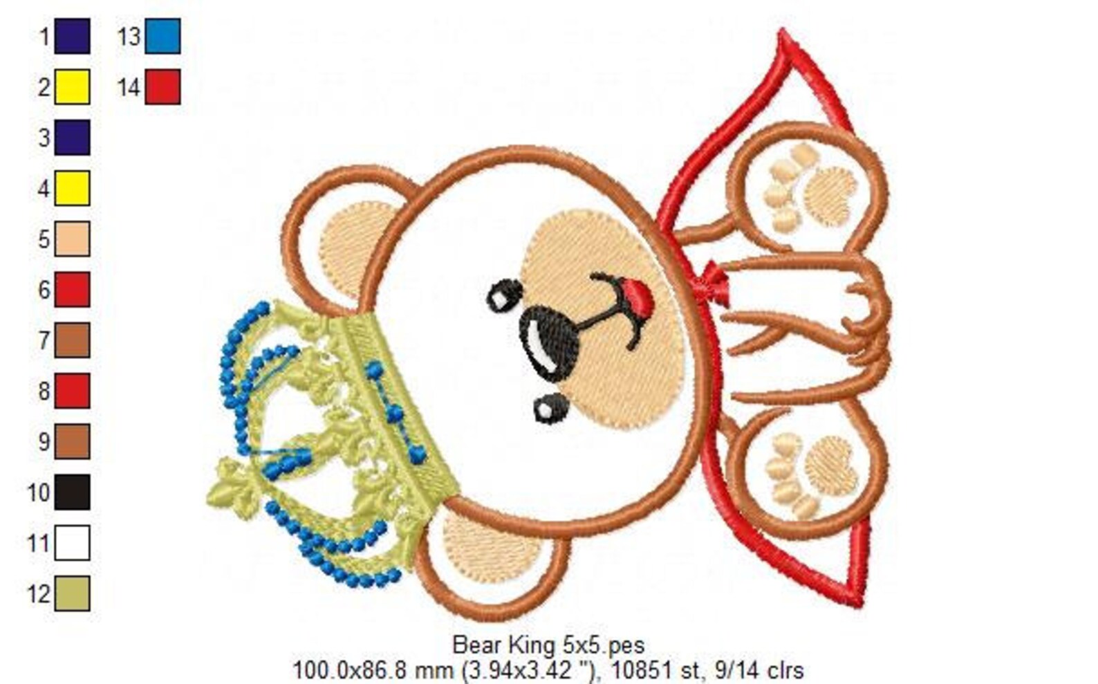 Bear Embroidery Designs Teddy Embroidery Design Machine - Etsy