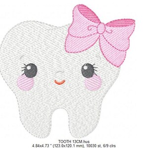 Tooth Embroidery Designs Dentist Embroidery Design Machine Embroidery ...