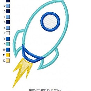 Spaceship Embroidery Designs - Baby Boy Embroidery Design Machine ...