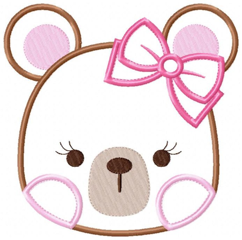 Bear Embroidery Designs Teddy Embroidery Design Machine | Etsy