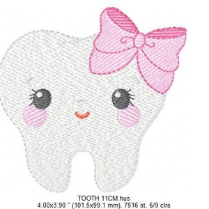 Tooth Embroidery Designs Dentist Embroidery Design Machine Embroidery ...